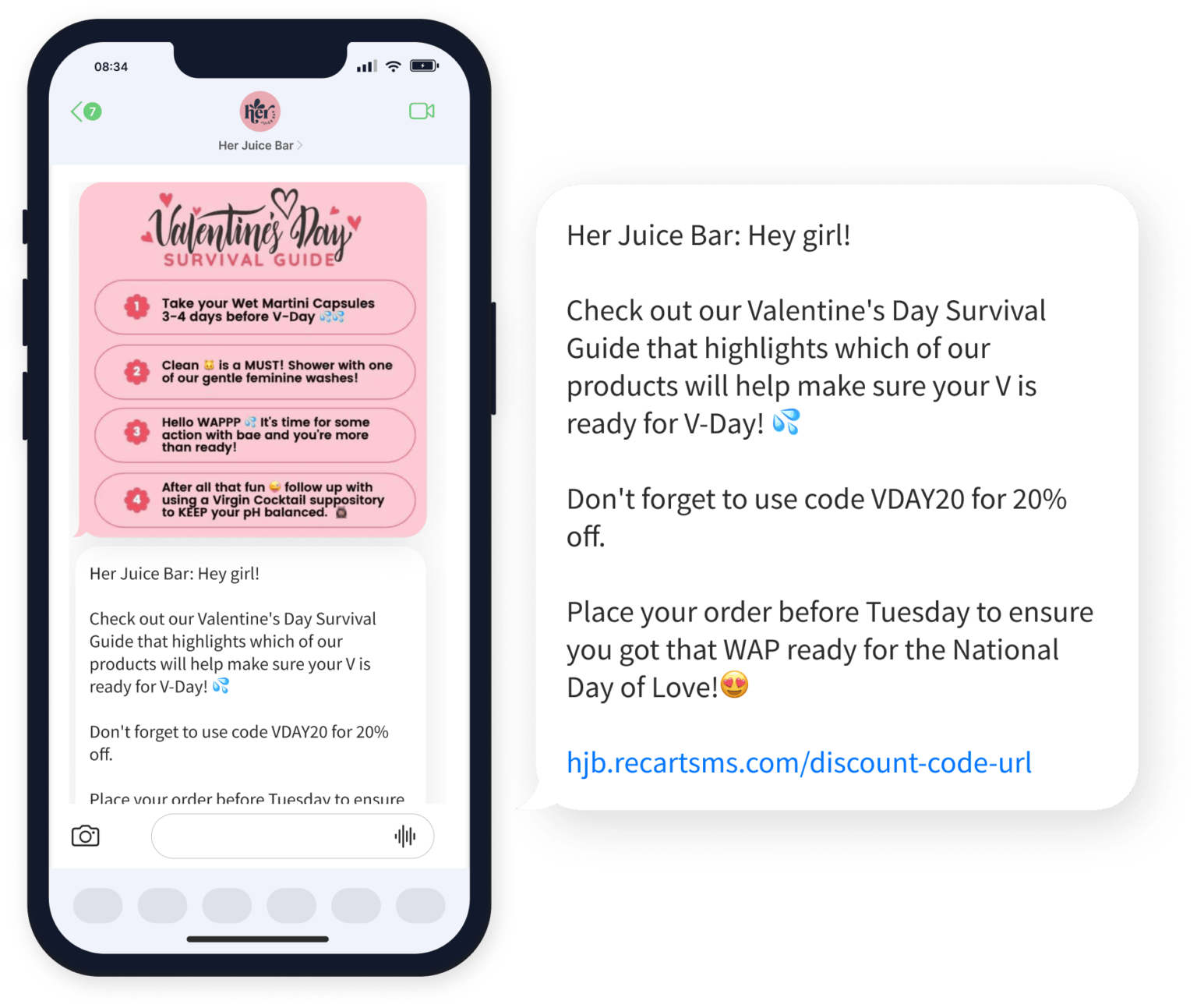 50 SMS Marketing Examples for Ecommerce + Data